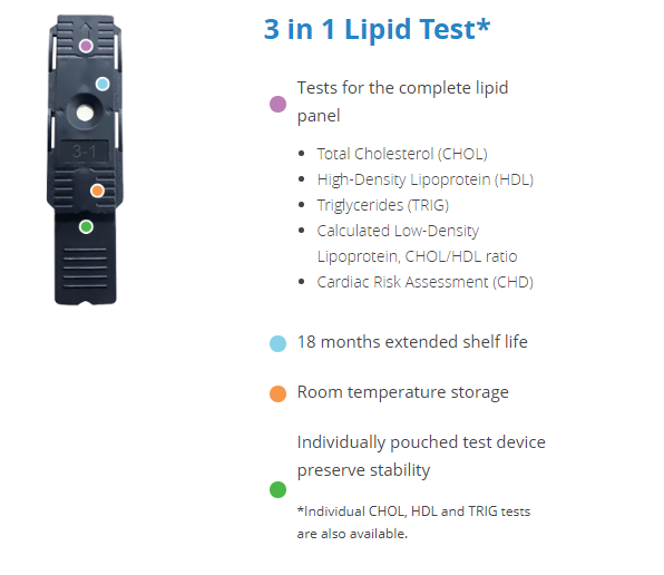 Mission Cholesterol Testing Device (5 Test)
